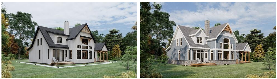 Exterior Elements of a Stunning Timber Frame House Design